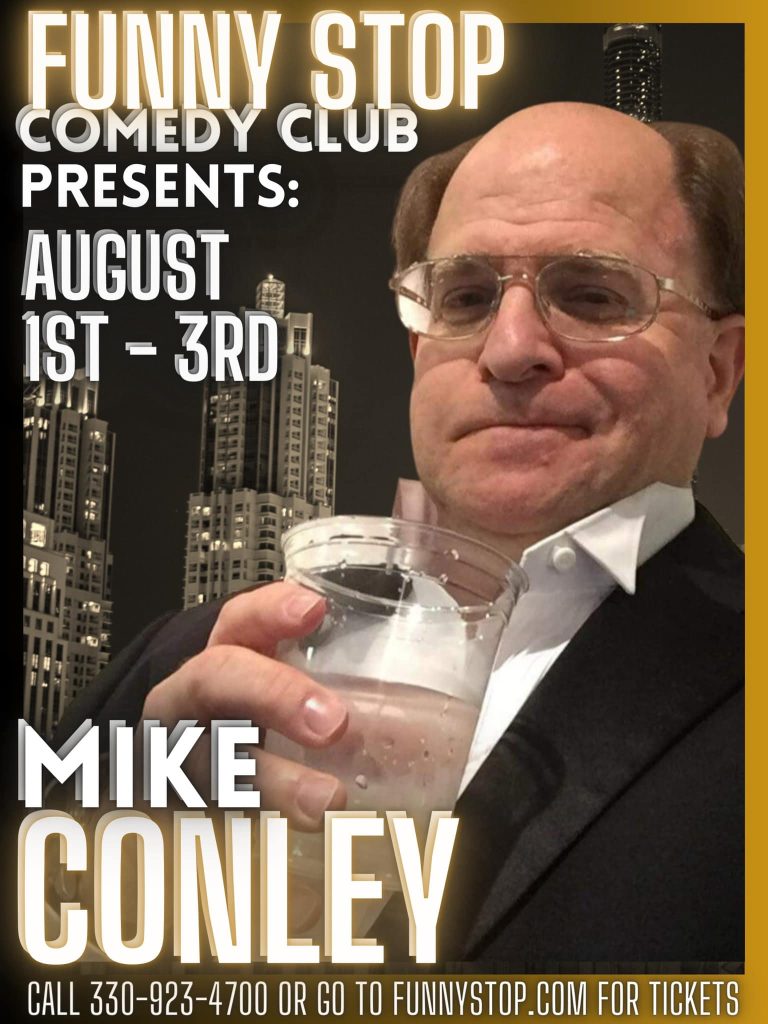 Mike Conley Headlines at Funny Stop Comedy Club August 1st-3rd - Funny ...