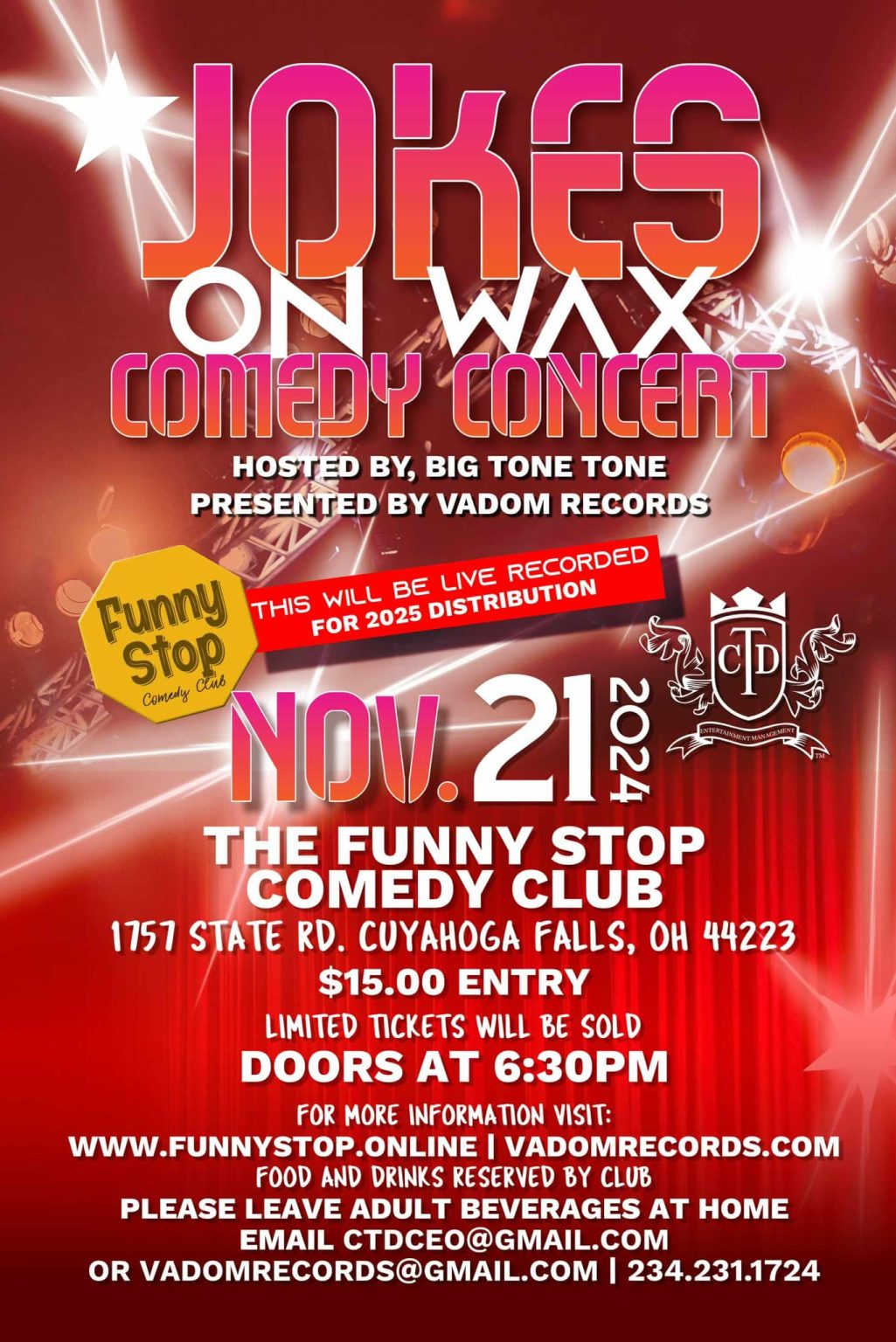 Basile Headlines This Week at Funny Stop Comedy Club Nov. 22nd-23rd ...